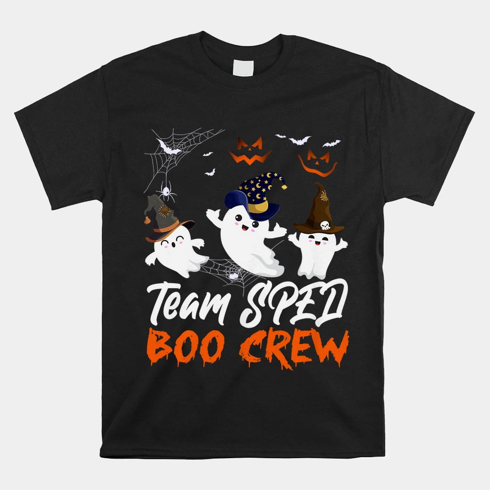 Team Sped Boo Crew Halloween Ghost Sped Special Ed Teacher Shirt ...