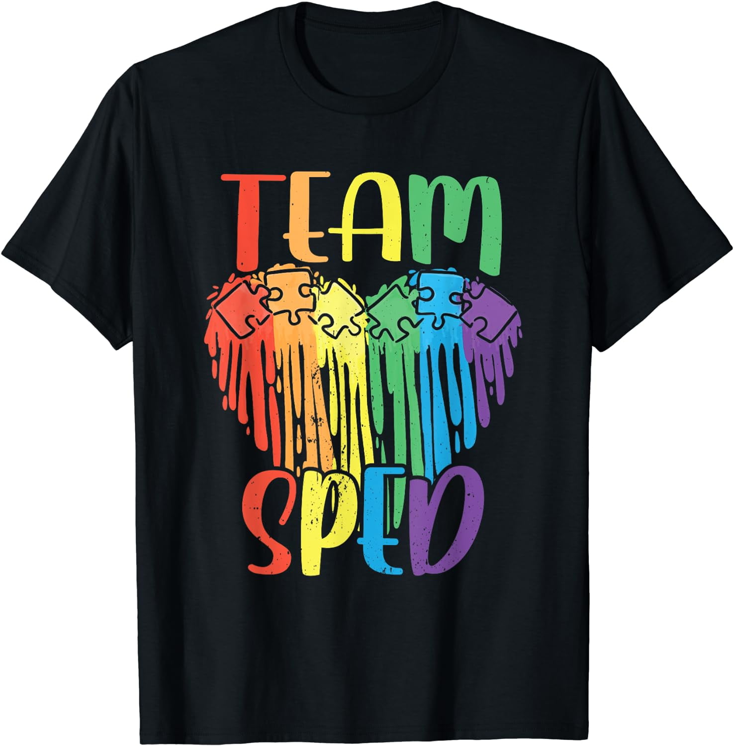 Team Sped Teacher Special Education Cute Awareness T-Shirt - Walmart.com