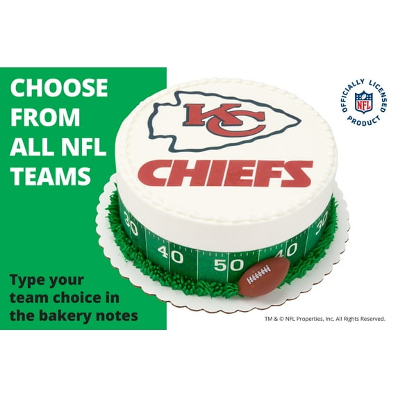 Team Spirit NFL Round Cake - Walmart.com