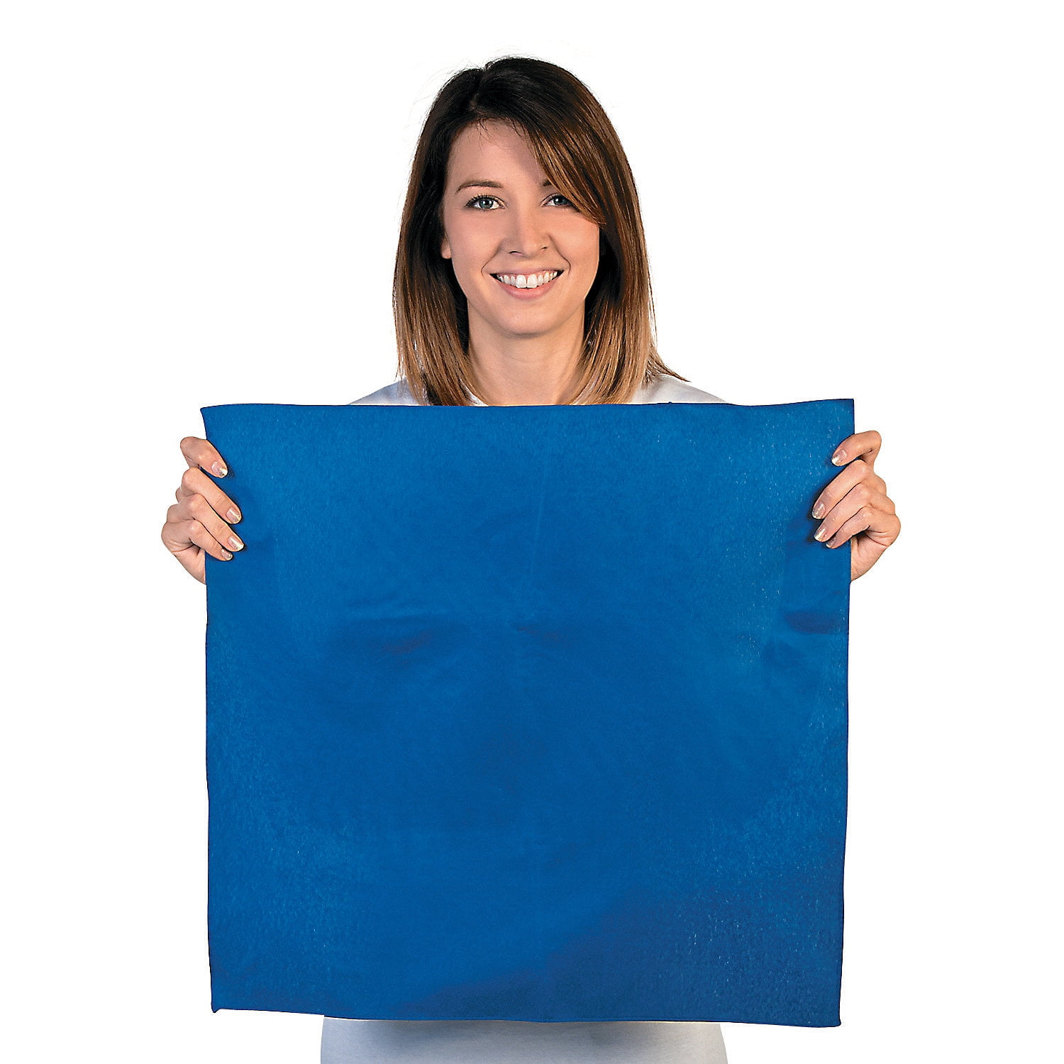 Team Spirit Rally Bandana Blue - Party Wear - 12 Pieces - Walmart.com