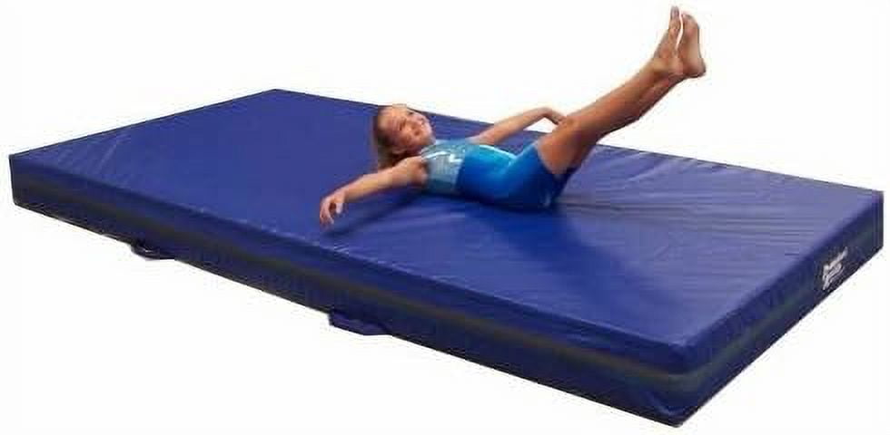 Team Sports Gymnastics 4" Skill Throw Landing Mats 4'x8', Blue Vinyl ...
