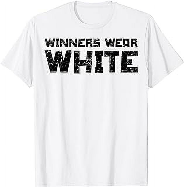 Team Sports Winners Wear White T-Shirt - Walmart.com