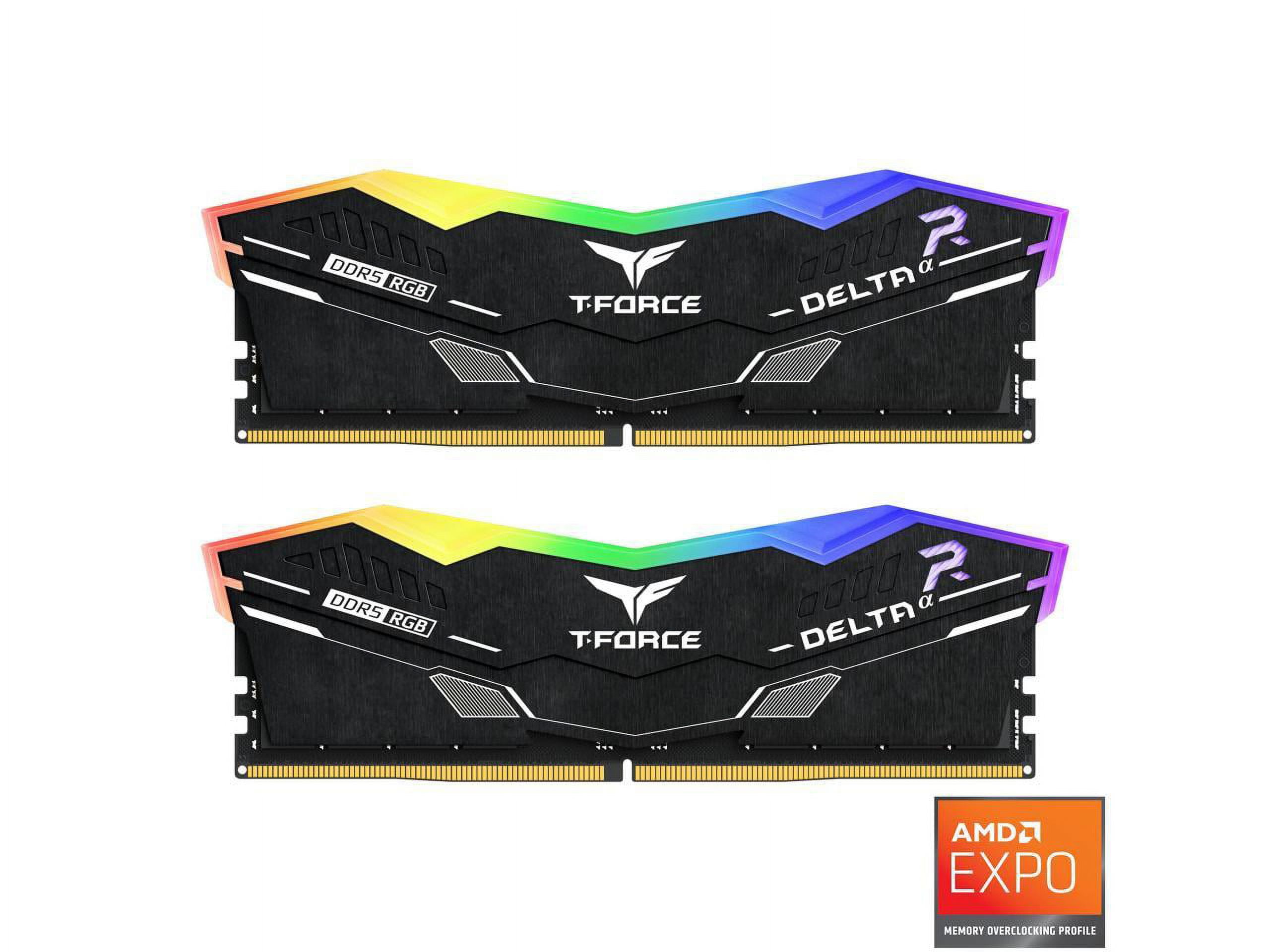 Team T-Force Delta AMD EXPO 32GB (2 x 16GB) 288-Pin PC RAM DDR5 5600 ...