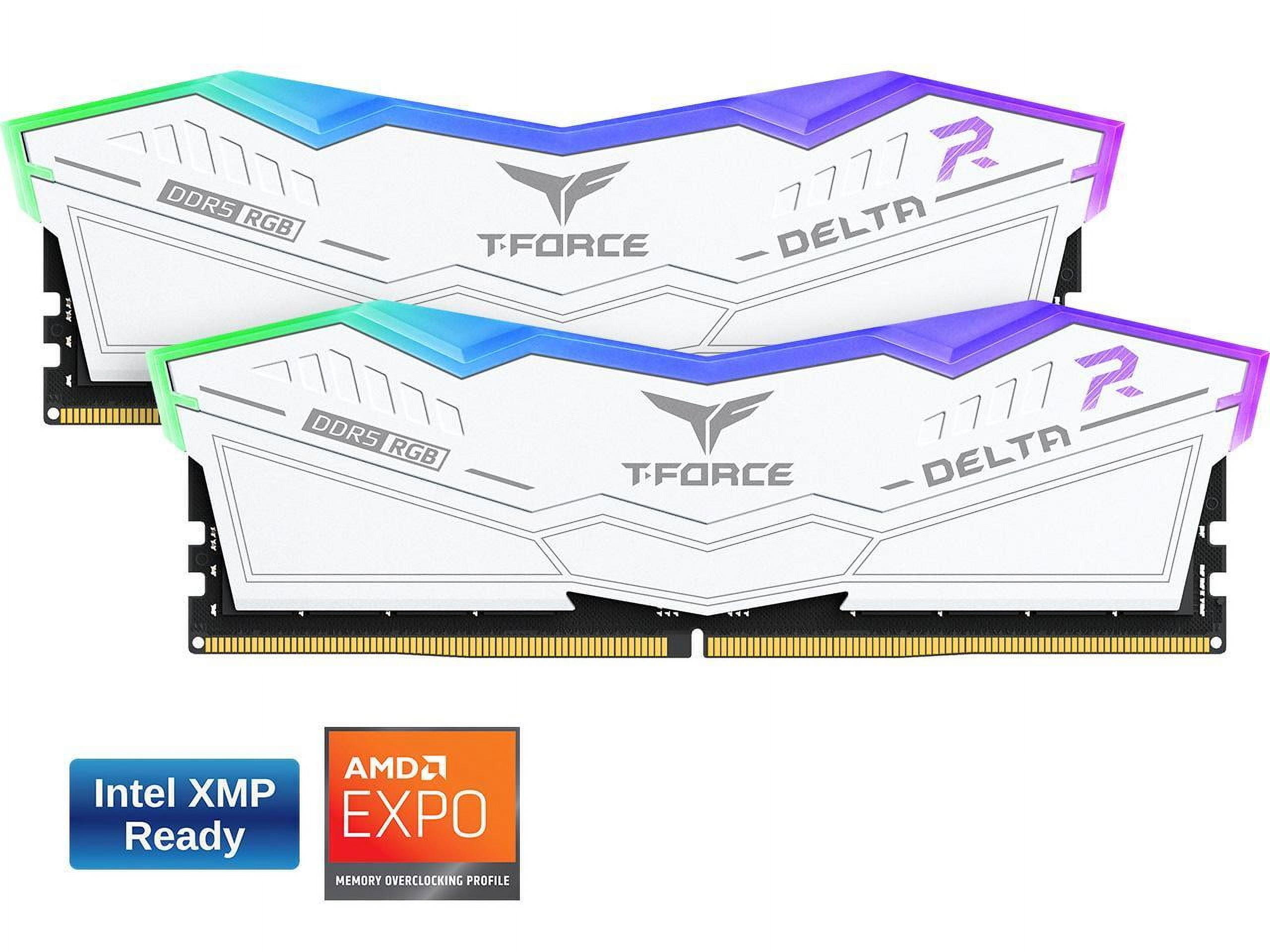 Team T-Force Delta RGB 48GB (2 x 24GB) 288-Pin PC RAM DDR5 6400 (PC5 ...