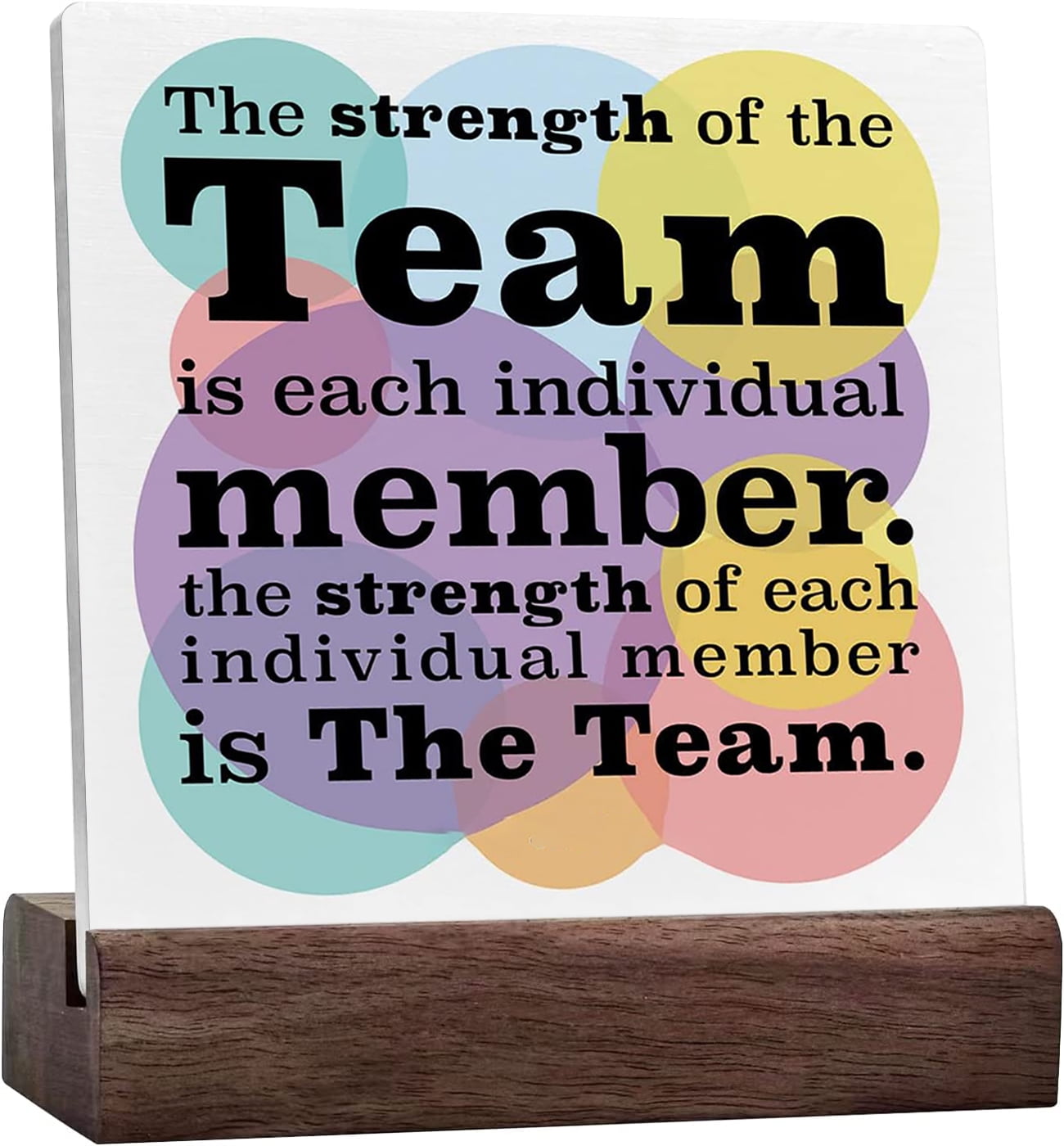 Team Thank You Appreciation Gifts, The Strength of Team Ceramic Table ...