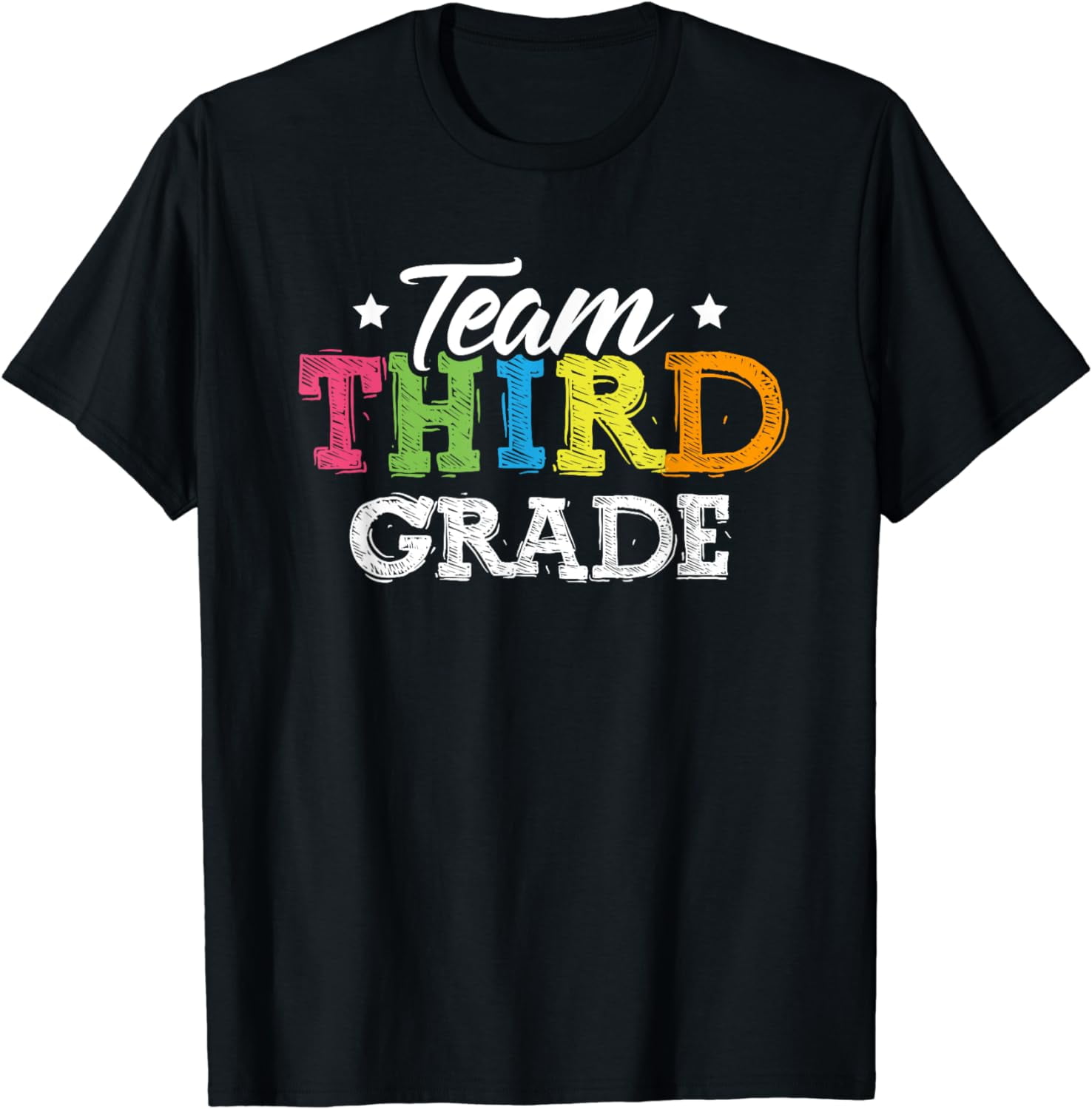 Team Third Grade Shirt Teacher Student Back To School Kids - Walmart.com