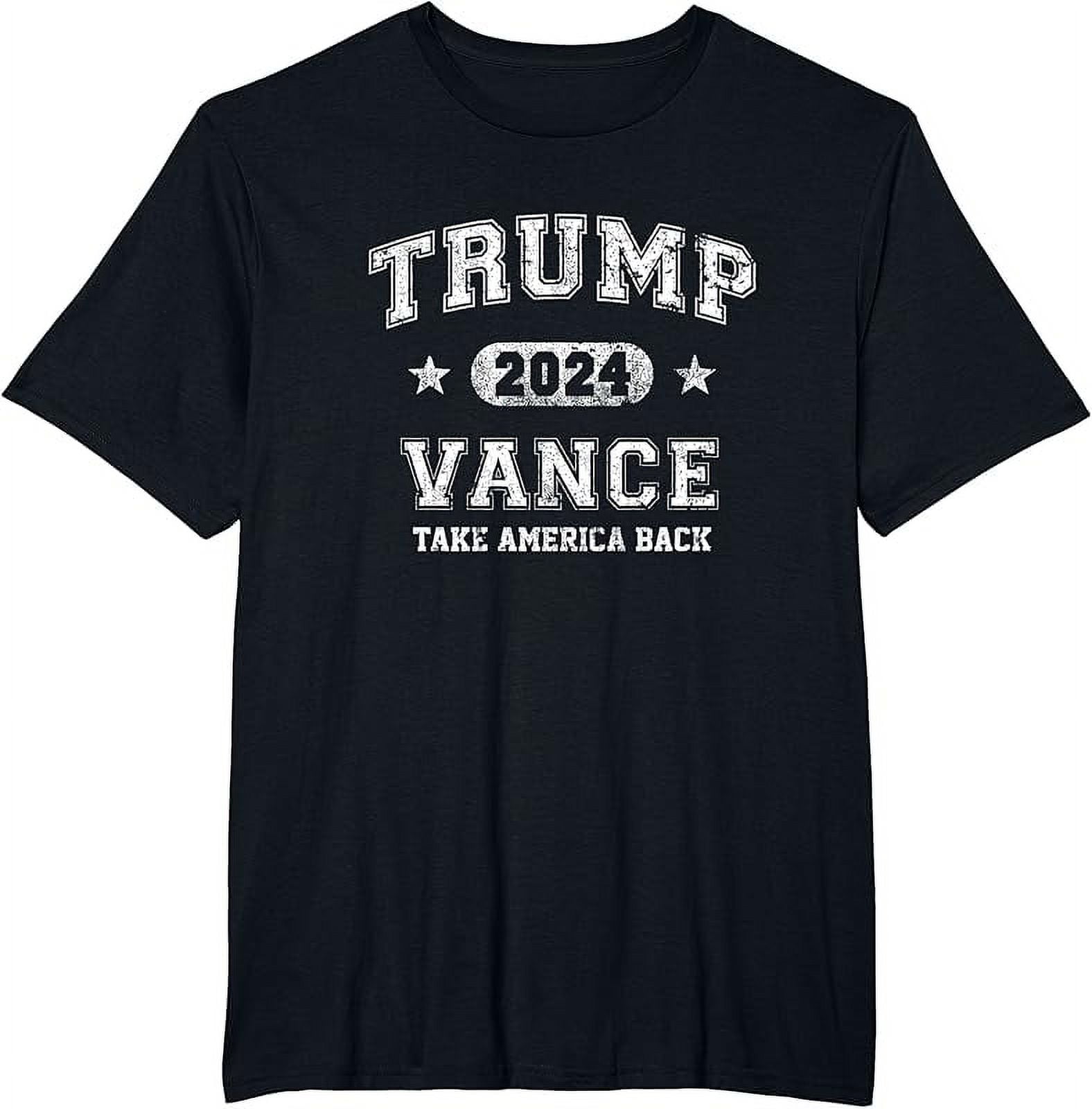 Team Trump Vace 2024 take America back vintage T-shirt - Walmart.com