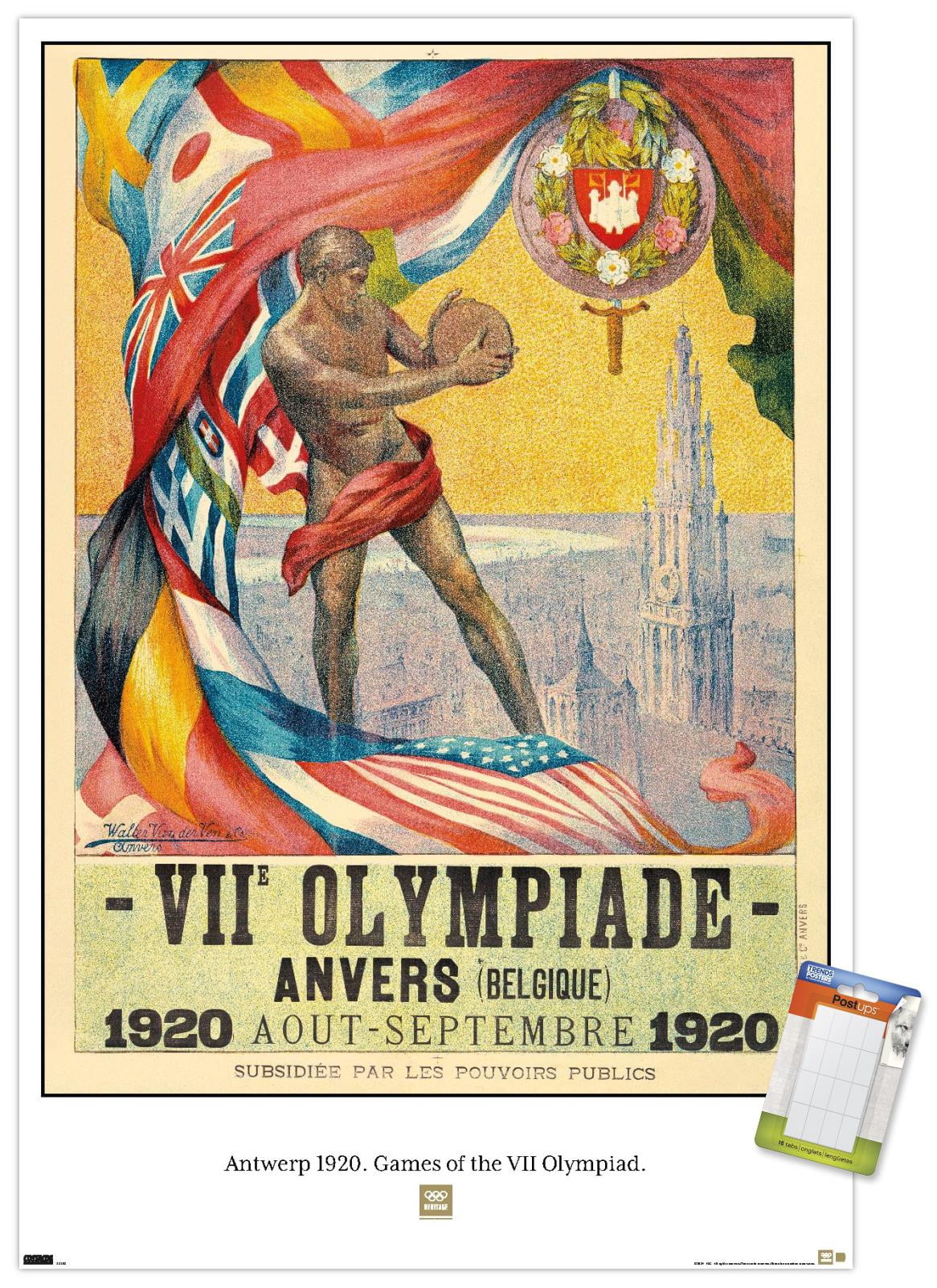Team USA - Antwerp 1920. Games of the VII Olympiad. Wall Poster, 14.725 ...