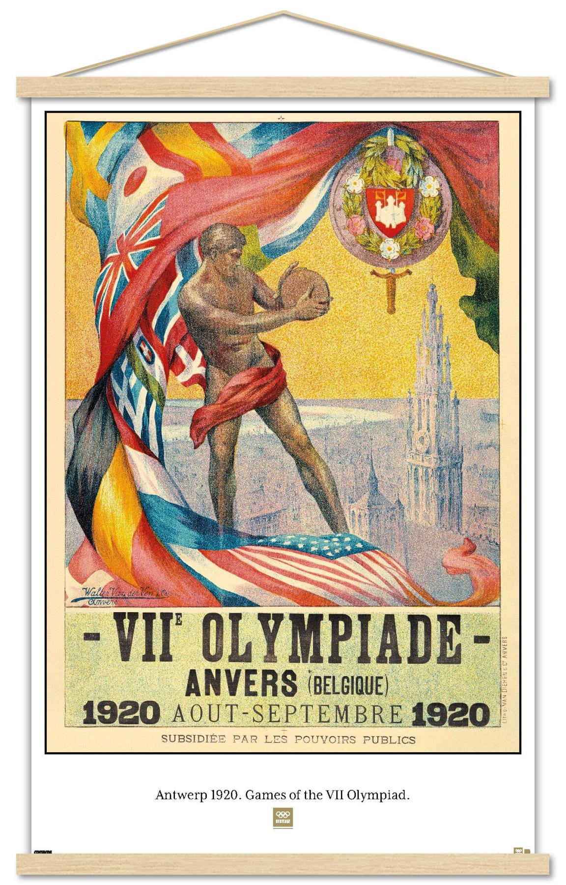 Team USA - Antwerp 1920. Games of the VII Olympiad. Wall Poster with ...