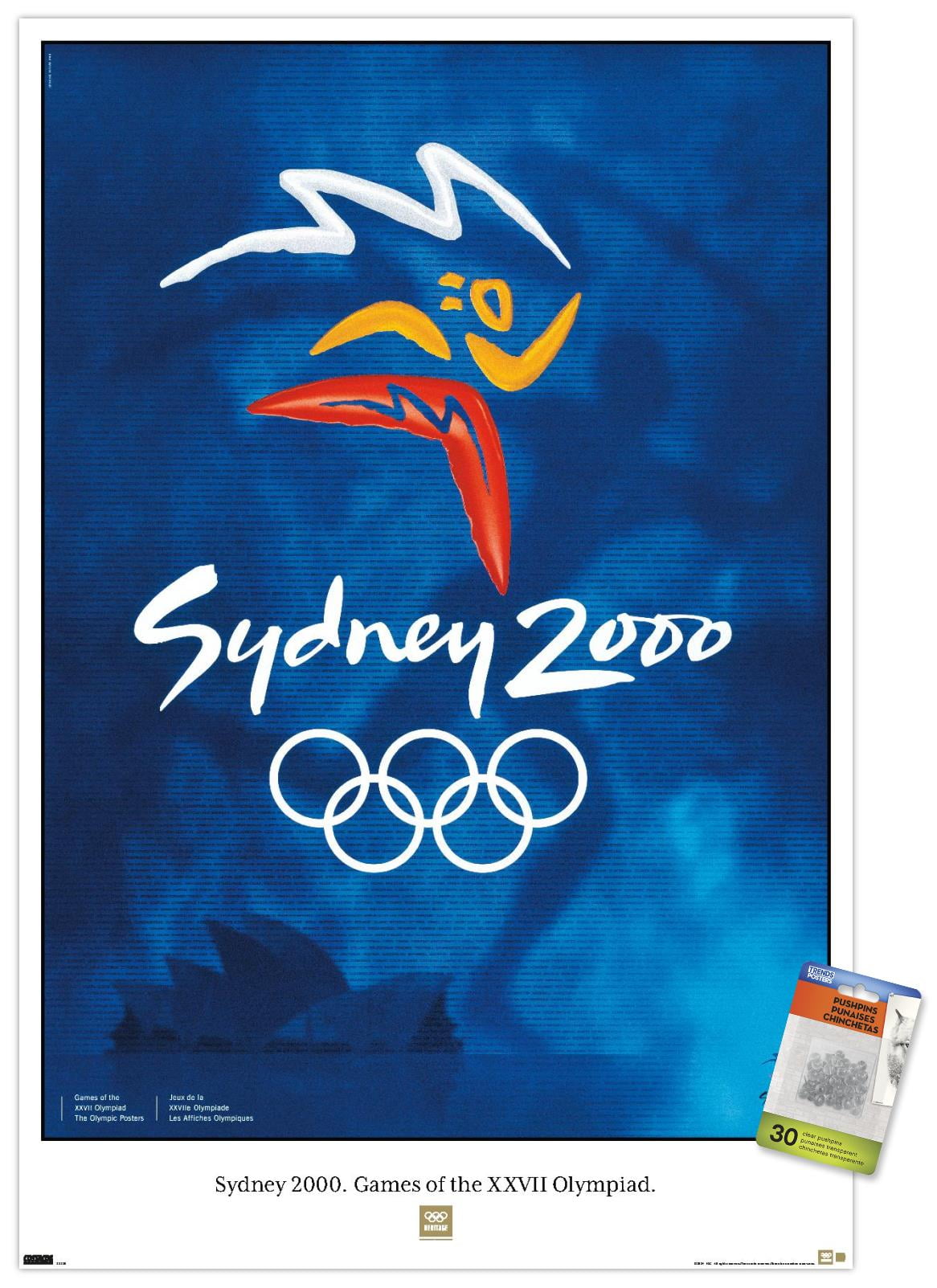 Team USA - Sydney 2000. Games of the XXVII Olympiad. Wall Poster with ...