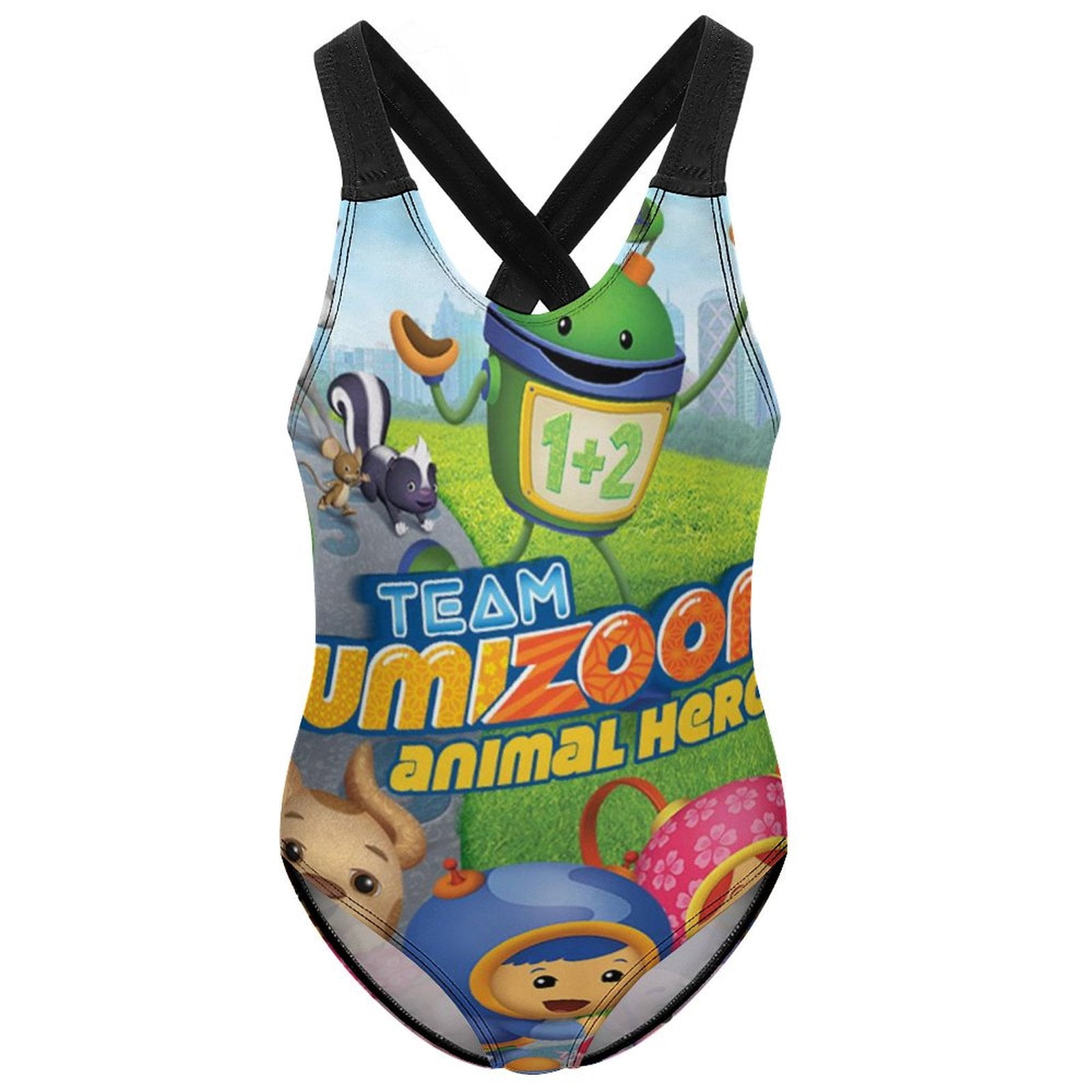 Team Umizoomi Children's One-piece Swimsuit Summer Girl's Swimming Pool ...