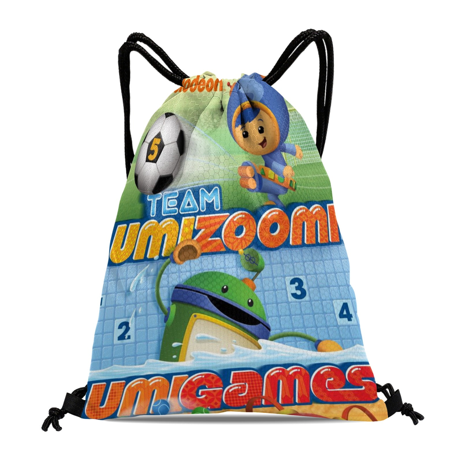 Team Umizoomi City Gym Drawstring Backpack:Waterproof design, ideal for ...