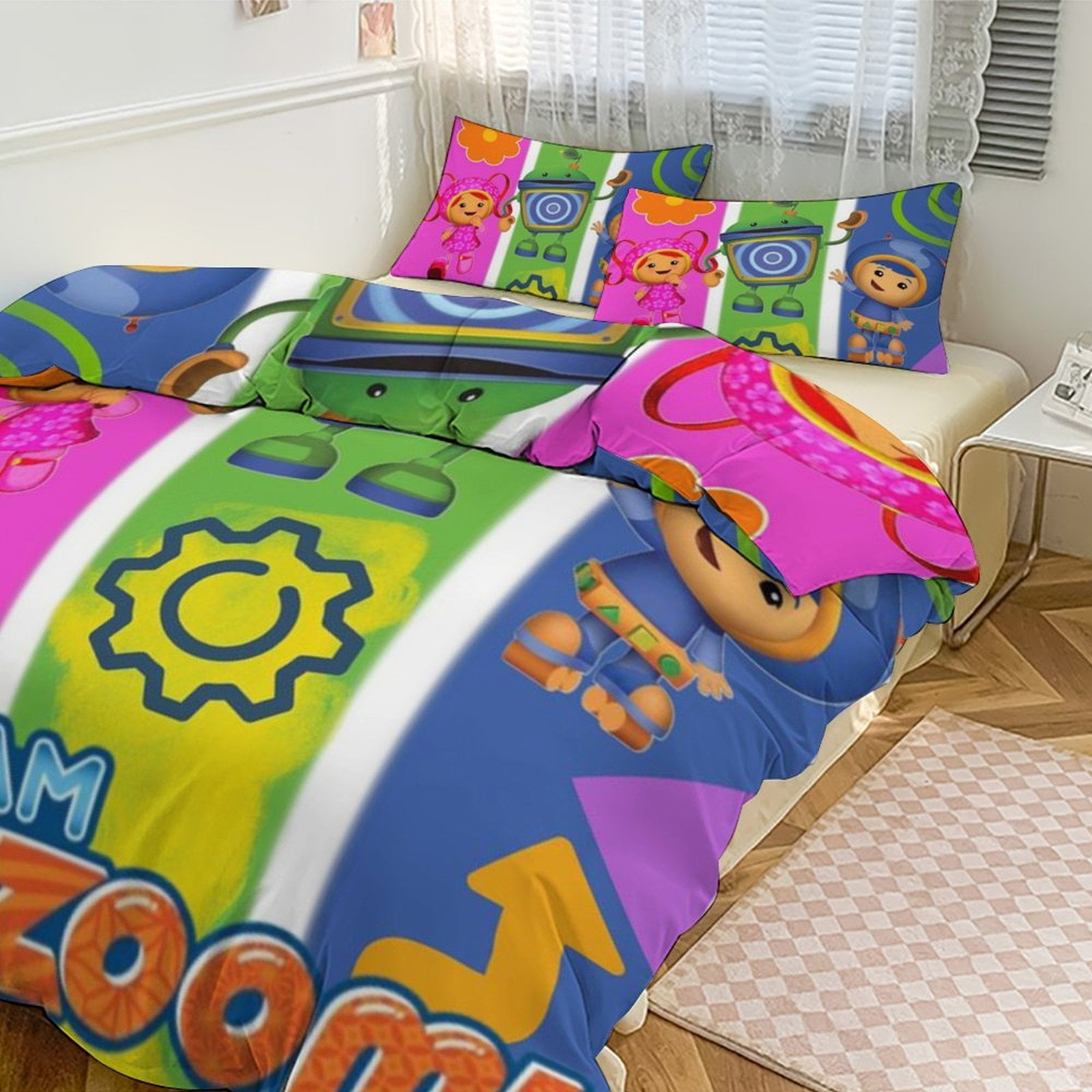 Team Umizoomi Printing Bedding Sets Decorative 3 Pieces Bedding Set(1 ...