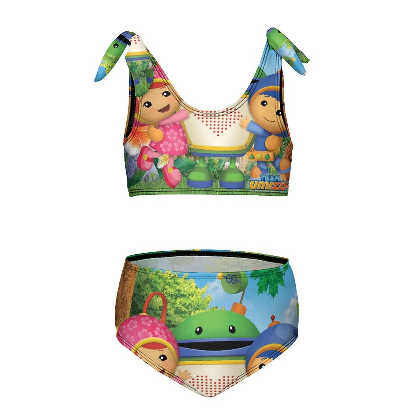Team Umizoomi Season Girls Swimsuits Set 2pcs Summer Holiday Bathing ...