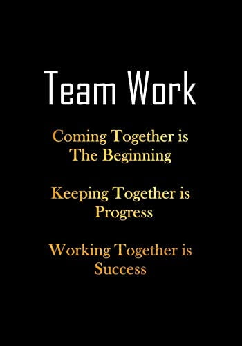 Pre-Owned Team Work - Coming Together is The Beginning - Keeping ...