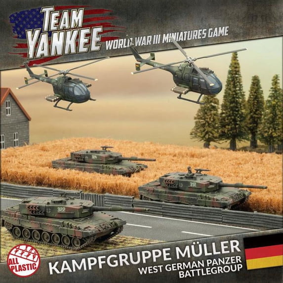 Team Yankee Kampfgruppe Muller New Plastic Army By Battlefront TGRAB2 ...
