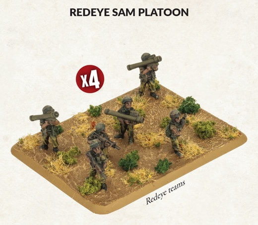 World War III Team Yankee Oil Wars: Israeli Redeye SAM Platoon ...