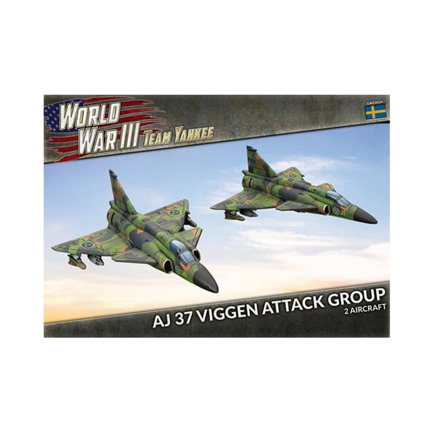Team Yankee TSWBX07 AJ 37 Viggen Attack Group (2 Aircraft) Gaming ...