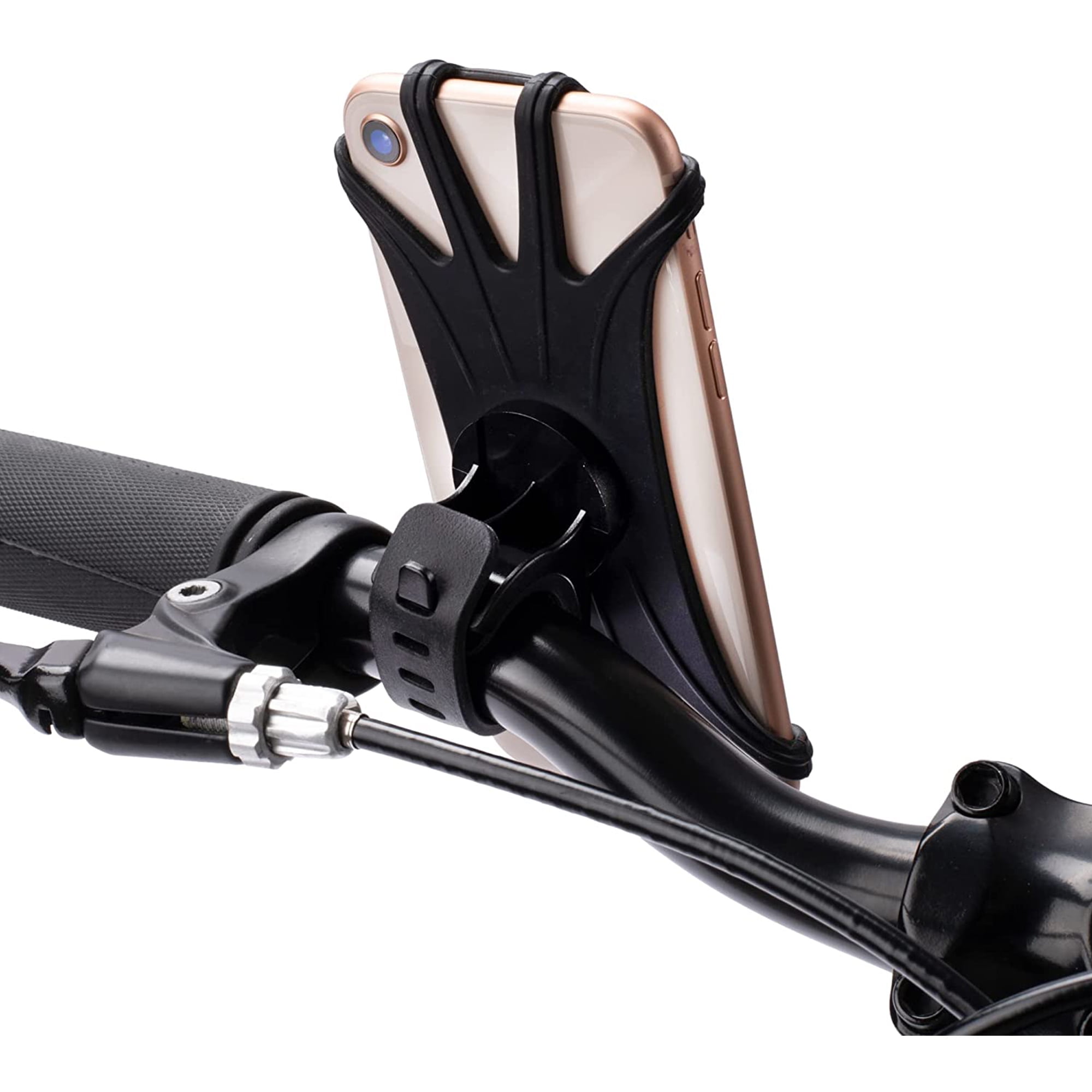 TeamObsidian Bike Phone Mount Non-Slip Bicycle Scooter Cell Handlebar ...