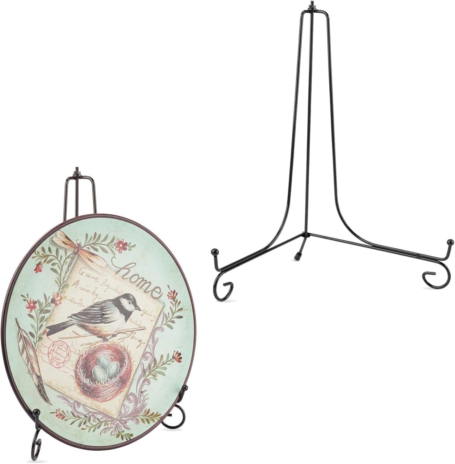 Teamkio Improved Anti-Slip Plate Holder Display Stand, Picture Frame ...