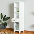 Free Shipping! Teamson Home Delaney Mixed Storage Linen Tower, White ...