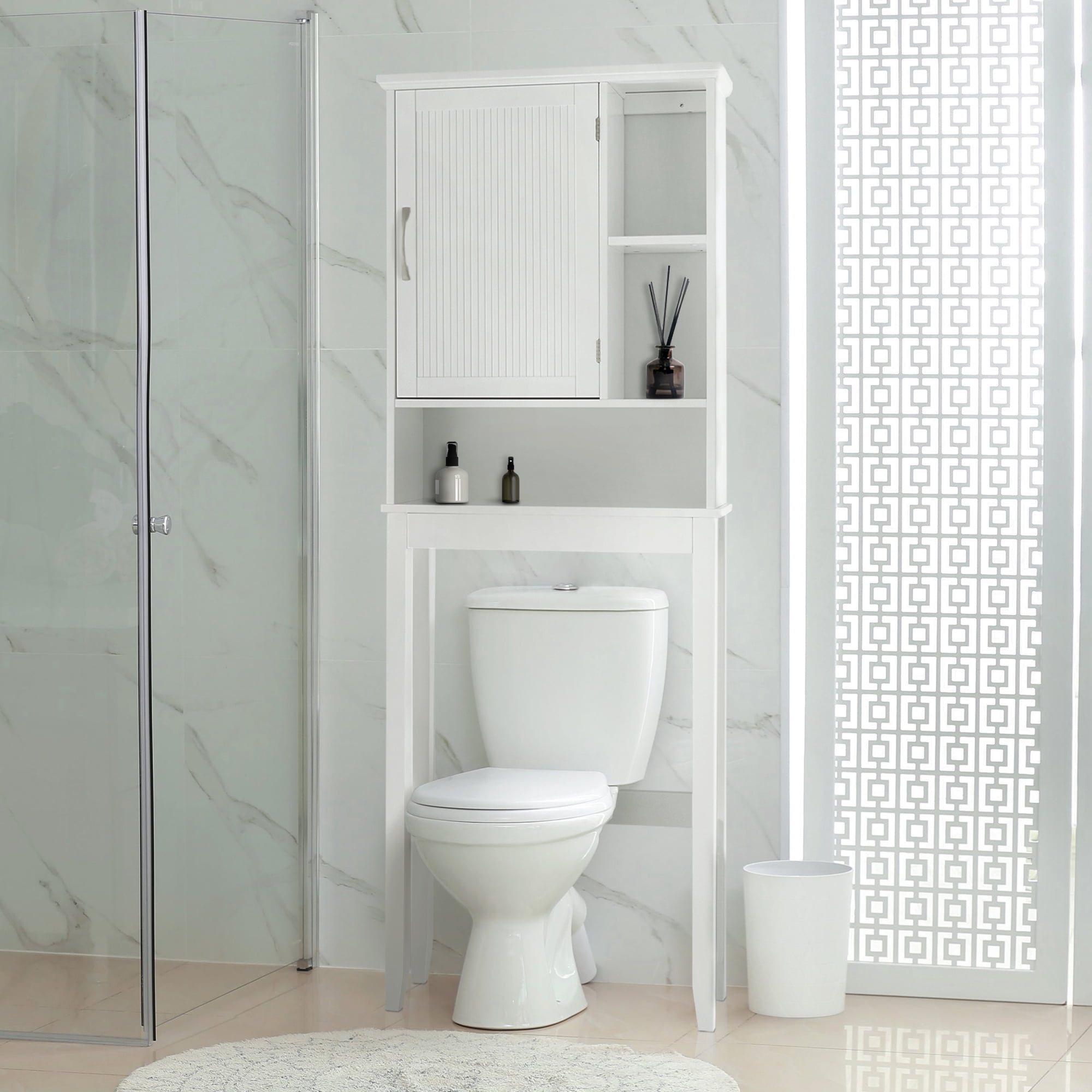 Free Shipping! Teamson Home Newport Wooden Over-the-Toilet Space Saver ...