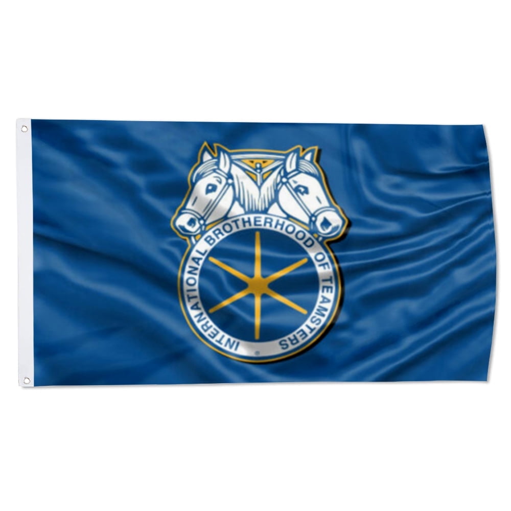 Teamsters Flag Truck blue Flags Polyester 3x5 FT Indoor Outdoor Banner ...