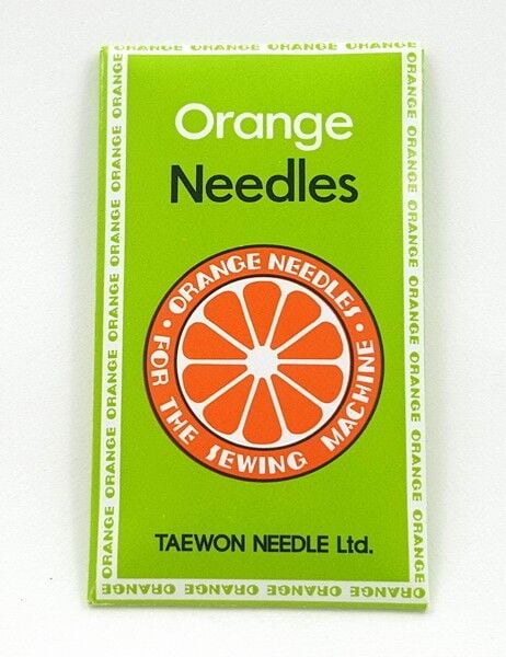 Teamwork 1 PK SINGER, KENMORE SEWING MACHINE NEEDLES ORANGE 15X1 #14/90 ...