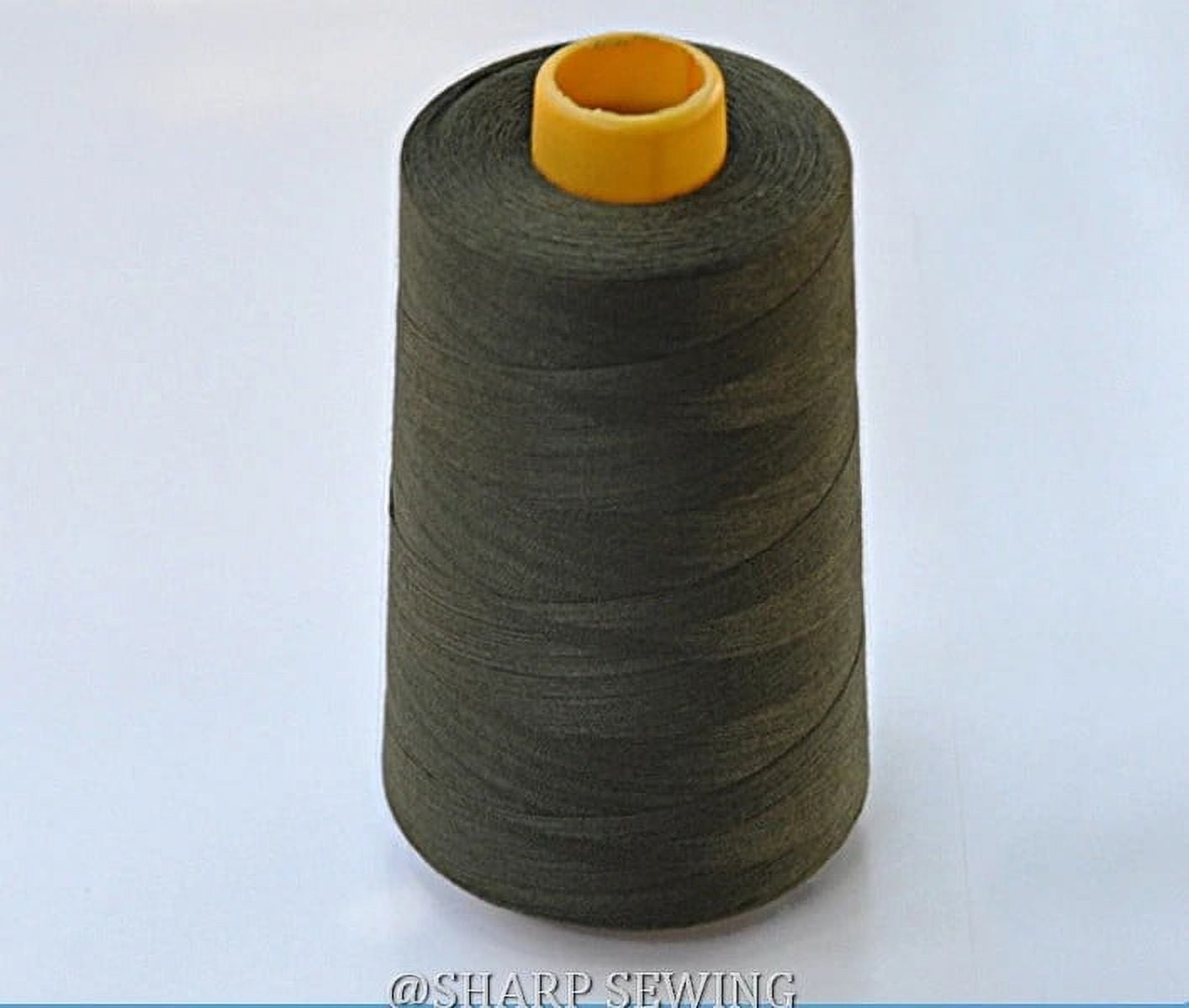 Teamwork 1 SPOOL ARMY GREEN 100% POLYESTER SERGER QUILTING THREAD T27 ...