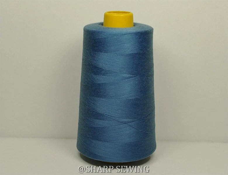 Teamwork 1 SPOOL MID BLUE 100% POLYESTER SERGER QUILTING THREAD T27 ...