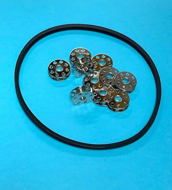 Teamwork 10 Bobbins + 1 Belt for Featherweight Sewing Machine 221 222 ...