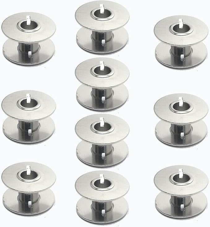 Teamwork 10 Metal Bobbins #2996 for 15 Class, 16 Class, 31 Class Sewing ...