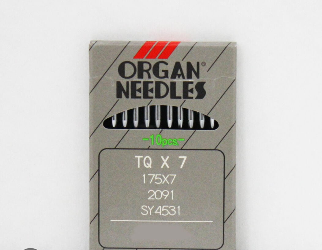 Teamwork 10 ORGAN 175X7 #12 INDUSTRIAL BUTTON SEWER NEEDLES TQX7, 2091 ...
