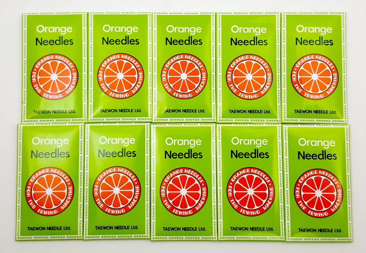 Teamwork 100 15X1 90/14 BALLPOINT ORANGE SEWING MACHINE NEEDLES HAX1 ...