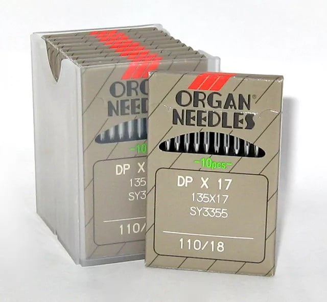 Teamwork 100 ORGAN 135X17, DPX17 #18 INDUSTRIAL SEWING MACHINE NEEDLES ...