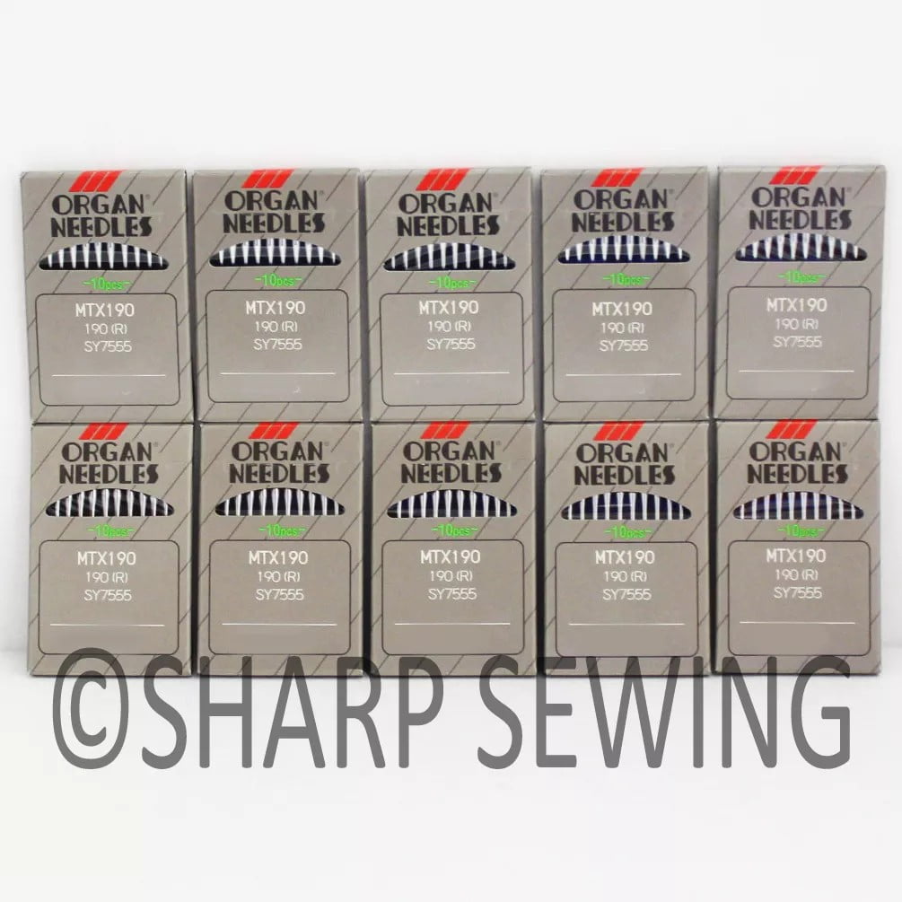 Teamwork 100 ORGAN #14 190R, MTX190 SEWING MACHINE NEEDLES for PFAFF ...