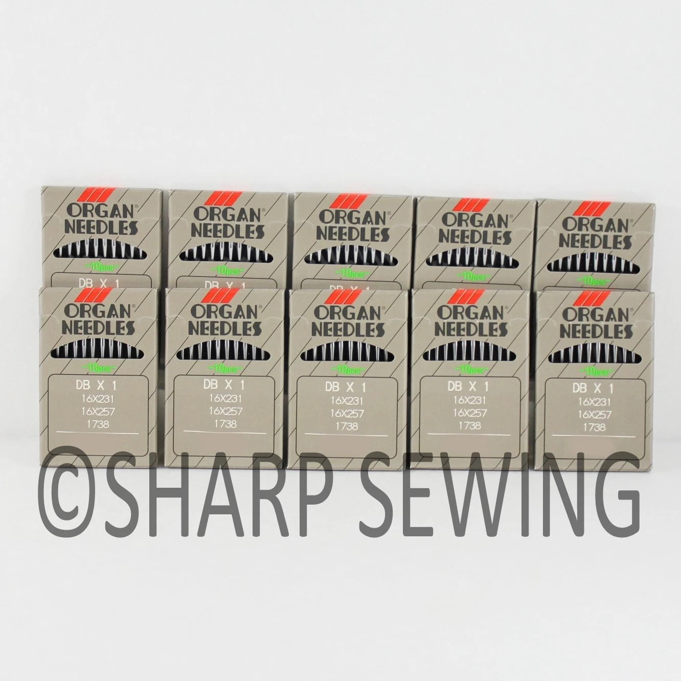 Teamwork 100 ORGAN 16X257 SIZE#11/75 LOCKSTITCH NEEDLES DBX1 1738 287WH - Walmart.com