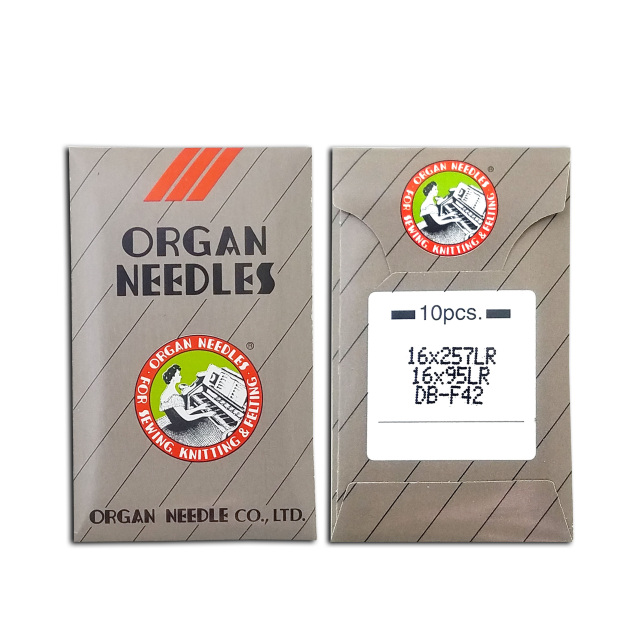 Teamwork 100 Organ 16X257LR DBXF2 16X95LR Leather Point Sewing Machine Needles (Size 12 (Metric ...
