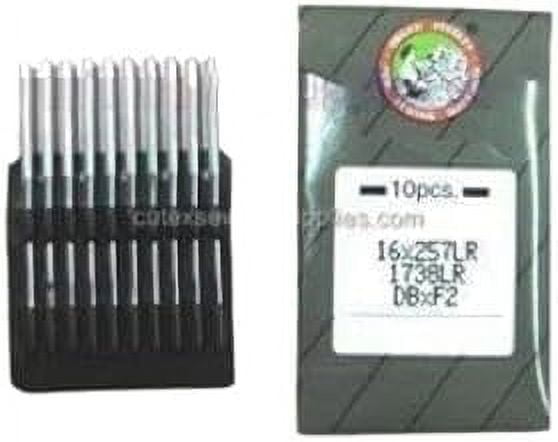 Teamwork 100 Organ 16X257LR DBXF2 16X95LR Leather Point Sewing Machine Needles (Size 21 (Metric ...