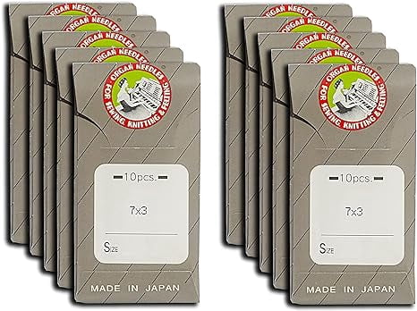 Teamwork 100 Organ 7X3 Needles #25 Replacement for Singer 7 Class 794H ...