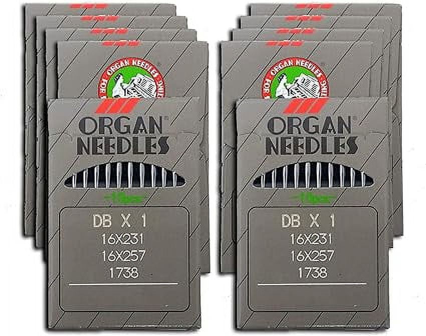 Teamwork 100 Organ DBX1 16X257 16X95 Industrial Sewing Needles (Size 9 (Metric 65) - Walmart.com