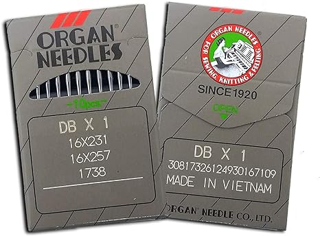 Teamwork 20-16X257#18BP Organ DBX1 Industrial Sewing Machine Needles 16X231 16X95 JUKI - Walmart.com