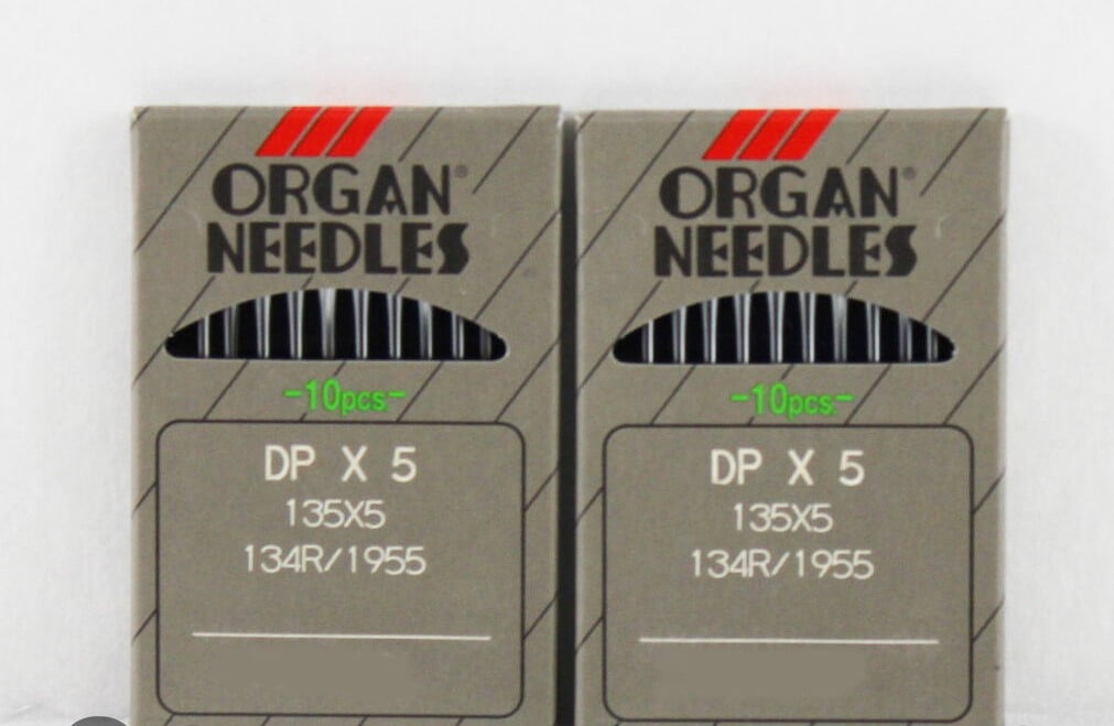 Teamwork 20 ORGAN 135X7 #18 INDUSTRIAL SEWING MACHINE NEEDLES 135X5 ...