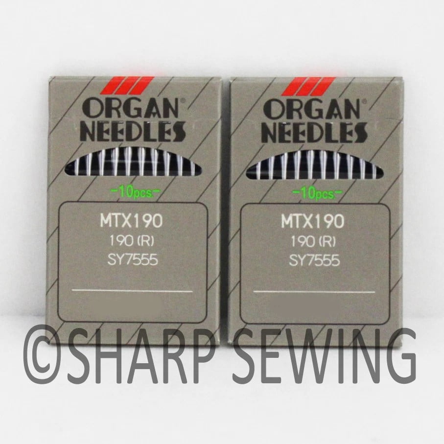 Teamwork 20 ORGAN #16 190R, MTX190 SEWING MACHINE NEEDLES for PFAFF ...