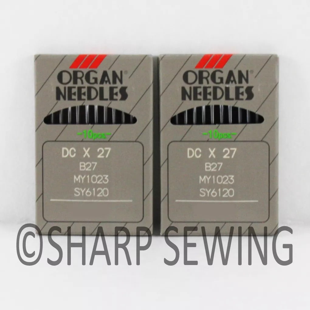 Teamwork 20 ORGAN B-27 SIZE#19/120 OVERLOCK SERGER NEEDLES DCX27, B27 - Walmart.com