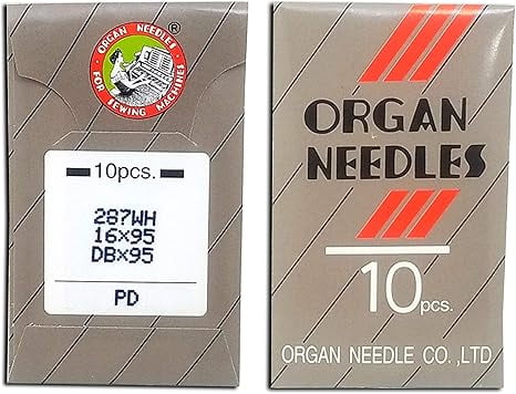 Teamwork 20 Organ Industrial Single Needle LOCKSTITCH Titanium (PD) Round Shank Needles DBX1 ...