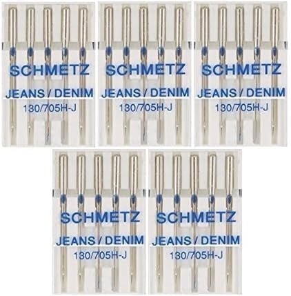 Teamwork 25 Schmetz Jeans Denim Sewing Machine Needles 130/705H-J Size ...