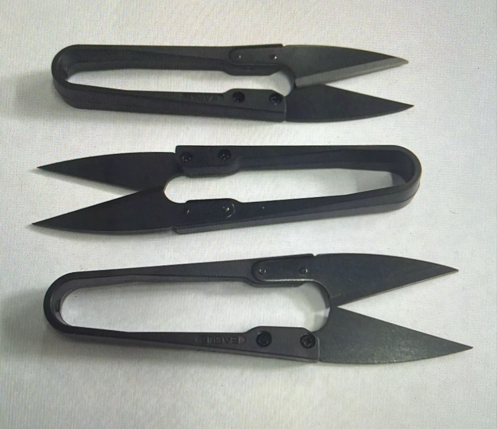 Teamwork 3 PCS NEW BLACK SEWING THREAD NIPPERS TRIMMING SCISSORS ...