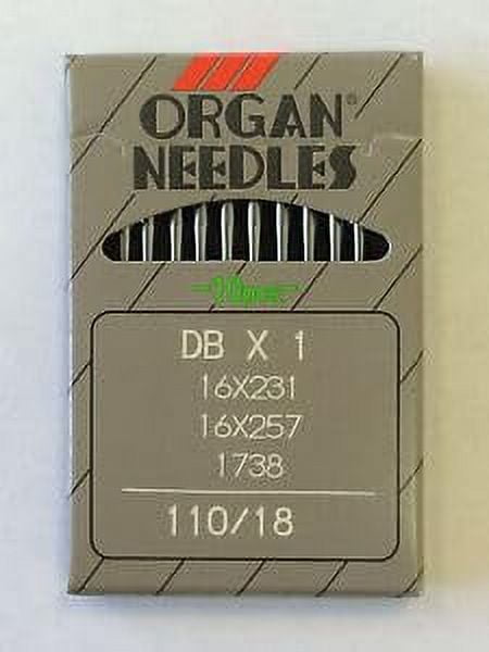 Teamwork 30 Organ Industrial Single Needle LOCKSTITCH Round Shank Needles (Ball Point) DBX1 ...