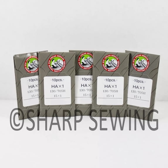 Teamwork 50 ORGAN HAX1SP #14 NEEDLES for JANOME / NEWHOME SERGERS ...